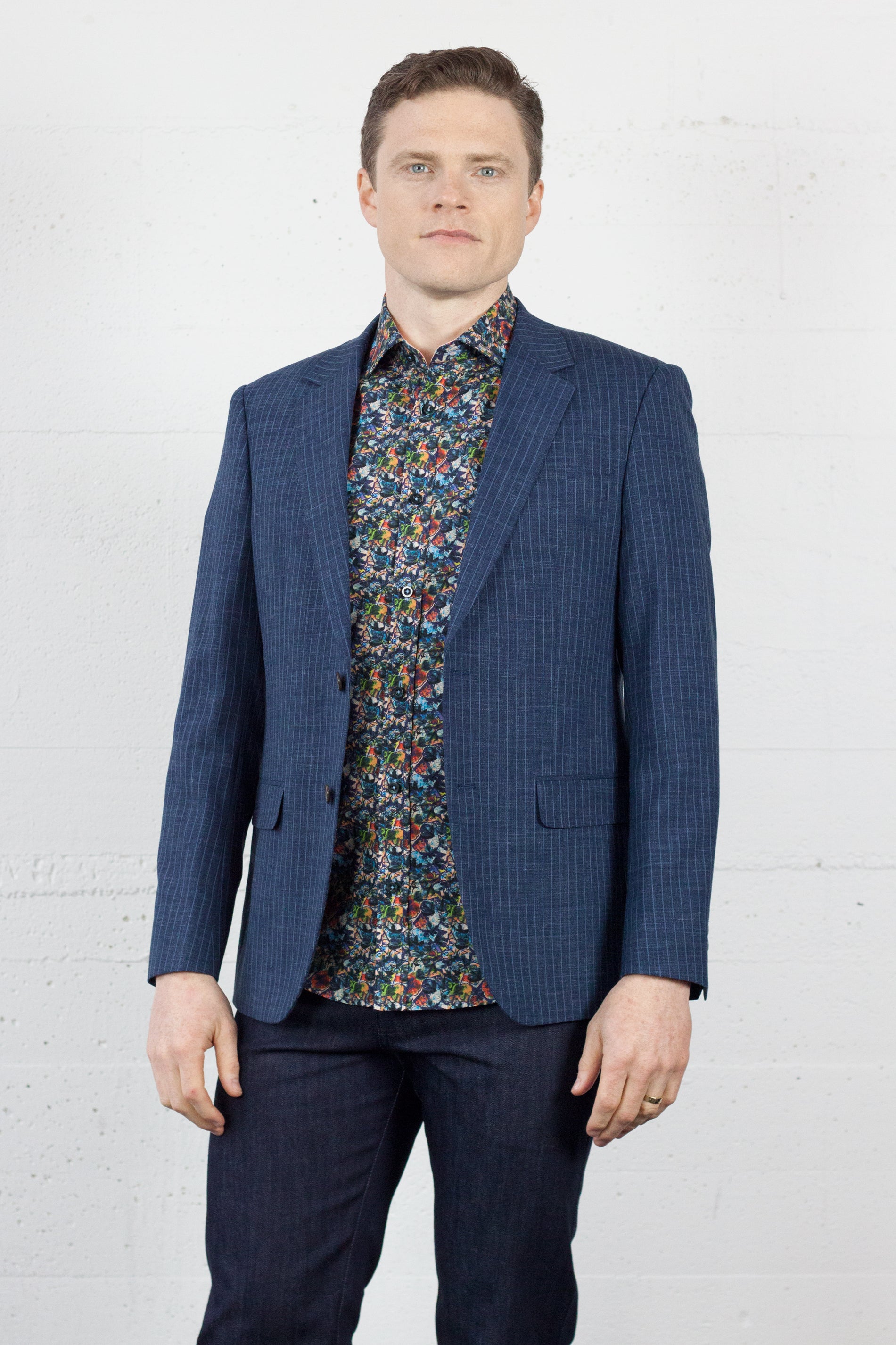 DH Denim Stripe Blazer - Mandatory NZ