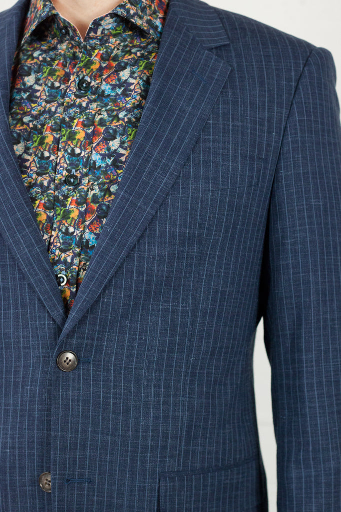 DH Denim Stripe Blazer - Mandatory NZ